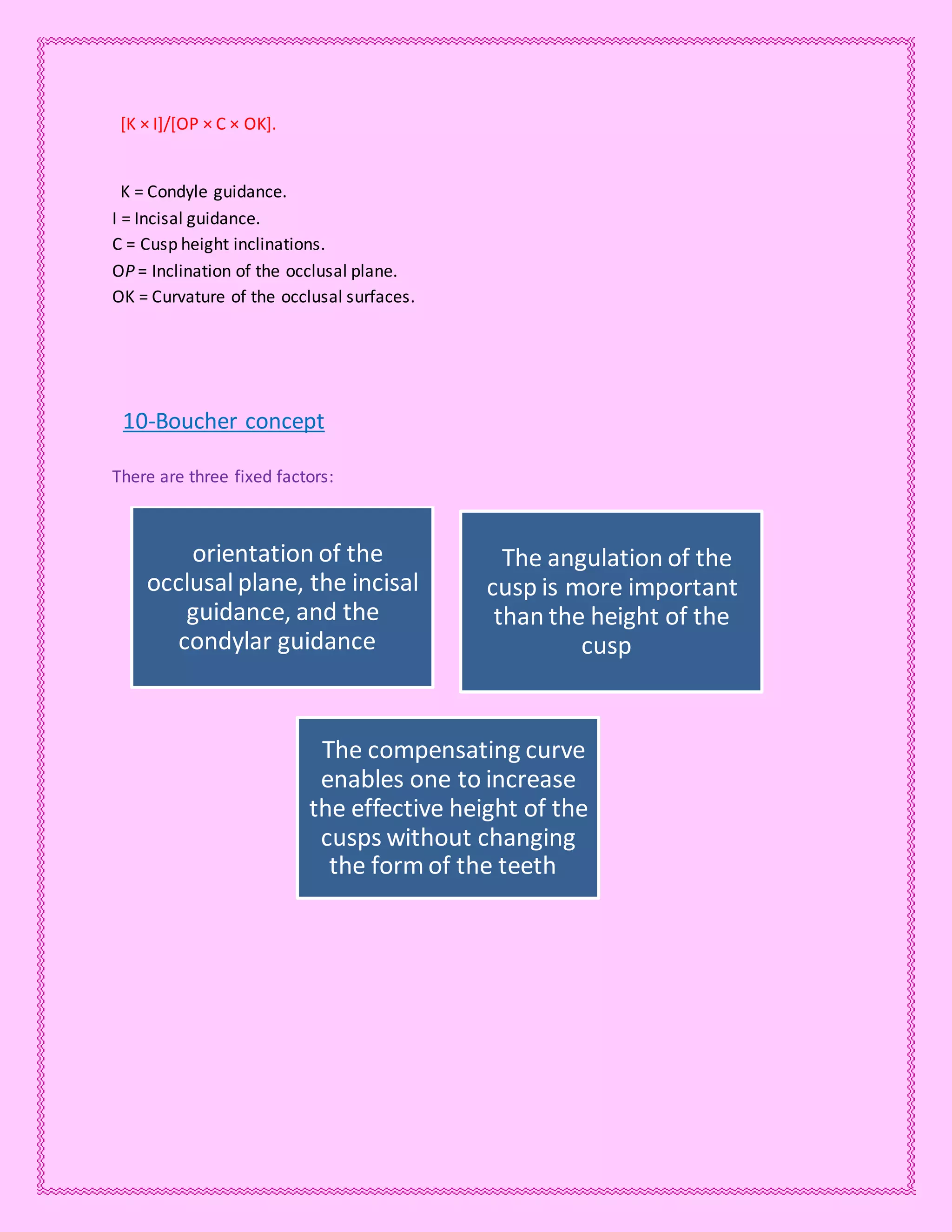 Occlusion in complete denture | DOCX