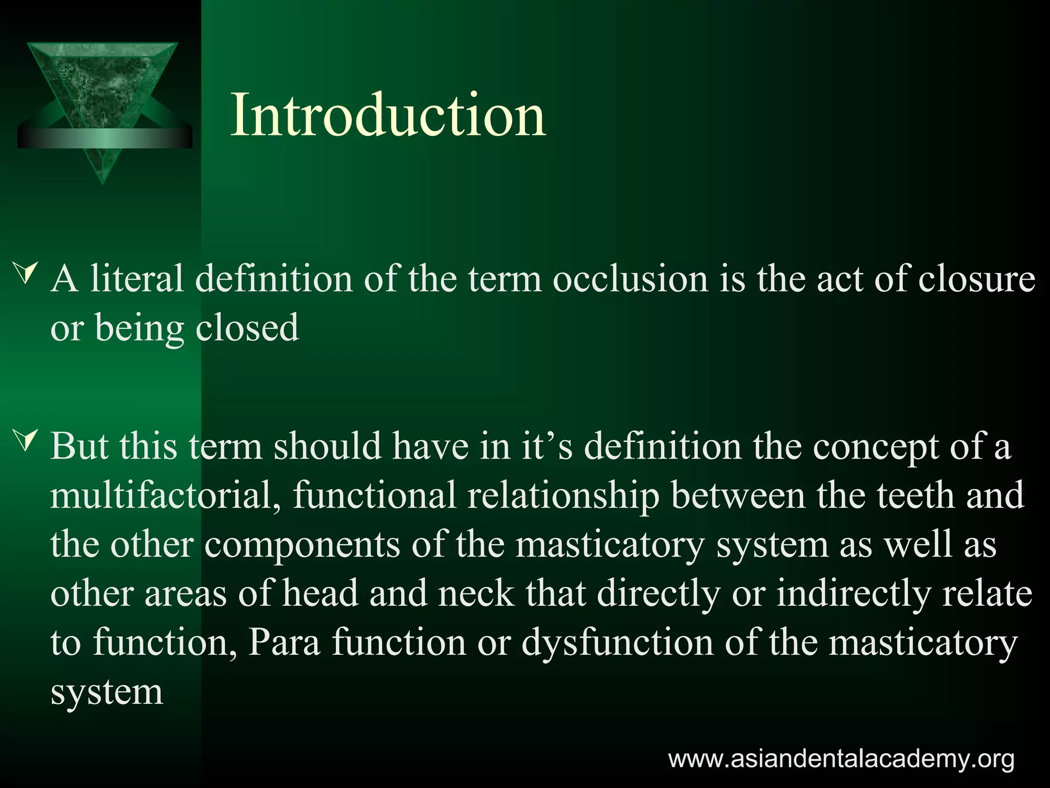 Occlusion in complete denture | PPT