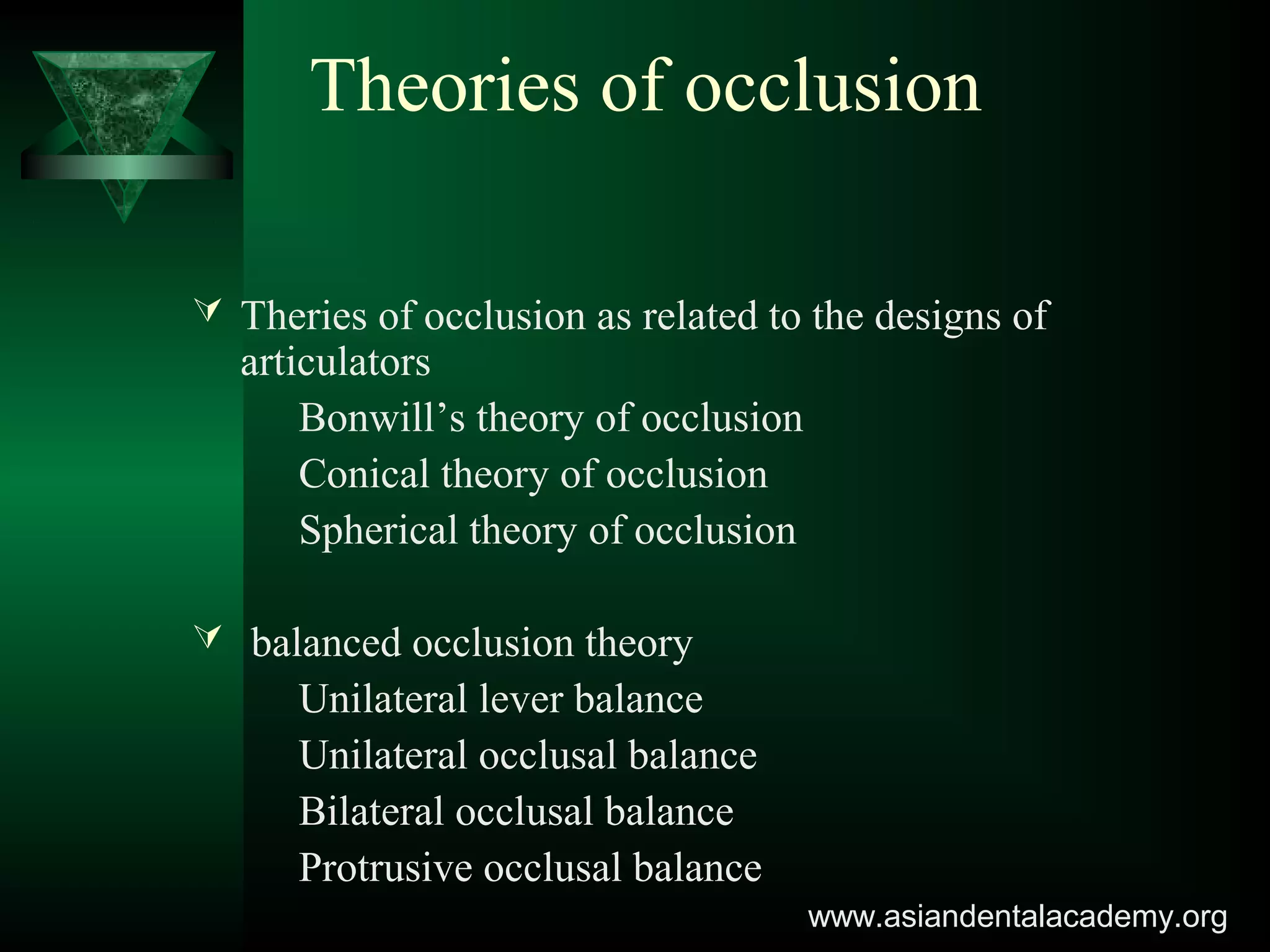 Occlusion in complete denture | PPT