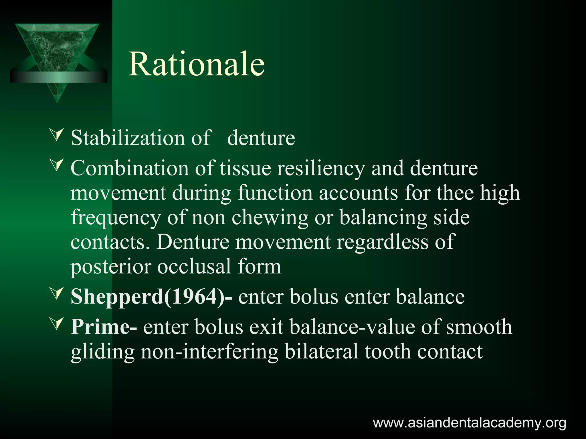Occlusion in complete denture | PPT