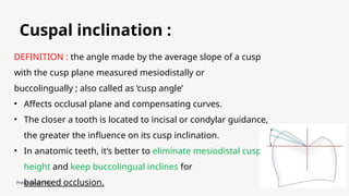 OCCLUSION IN COMPLETE DENTURE PROSTHO.pptx