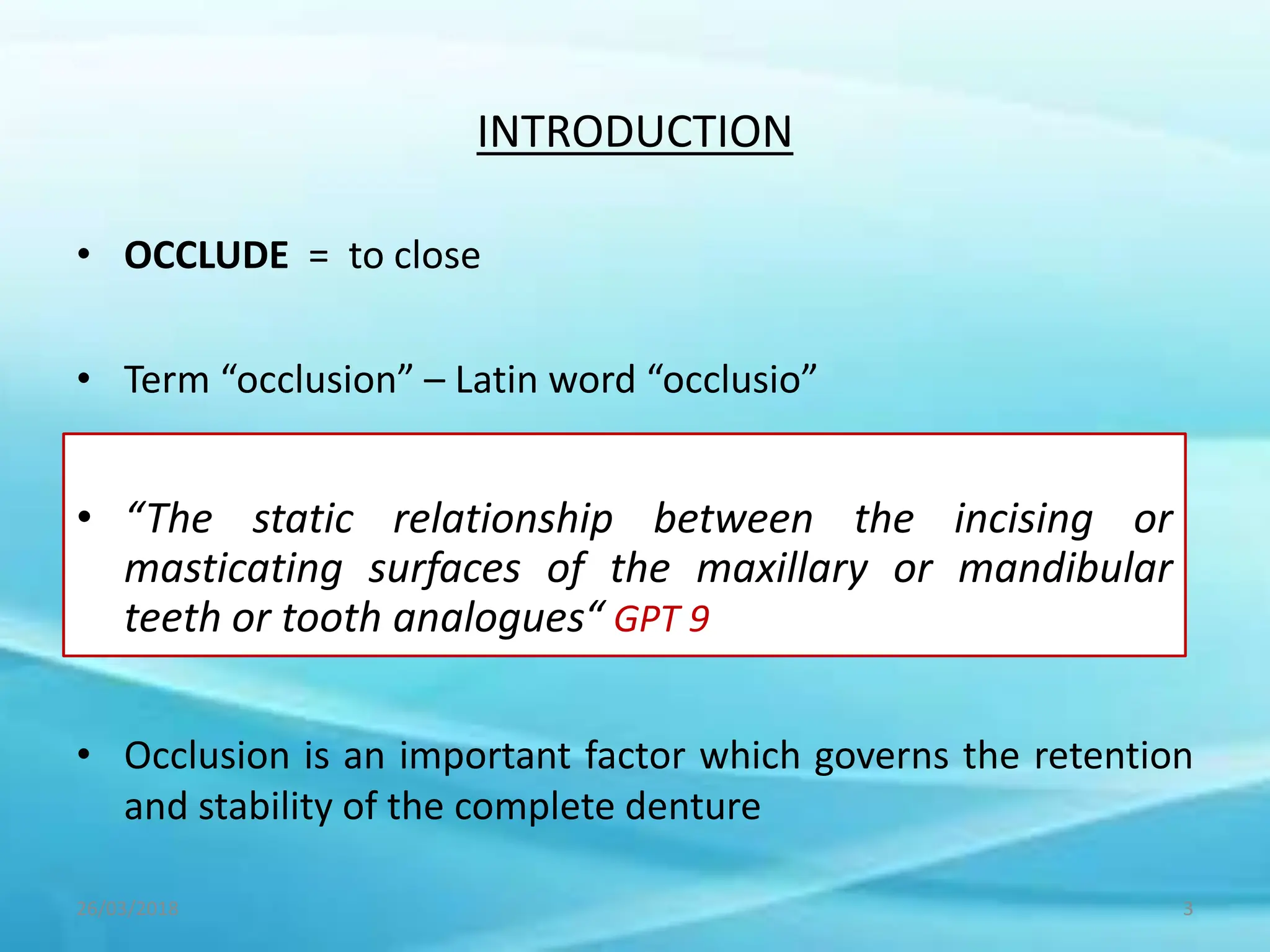 OCCLUSION IN COMPLETE DENTURES.pptx