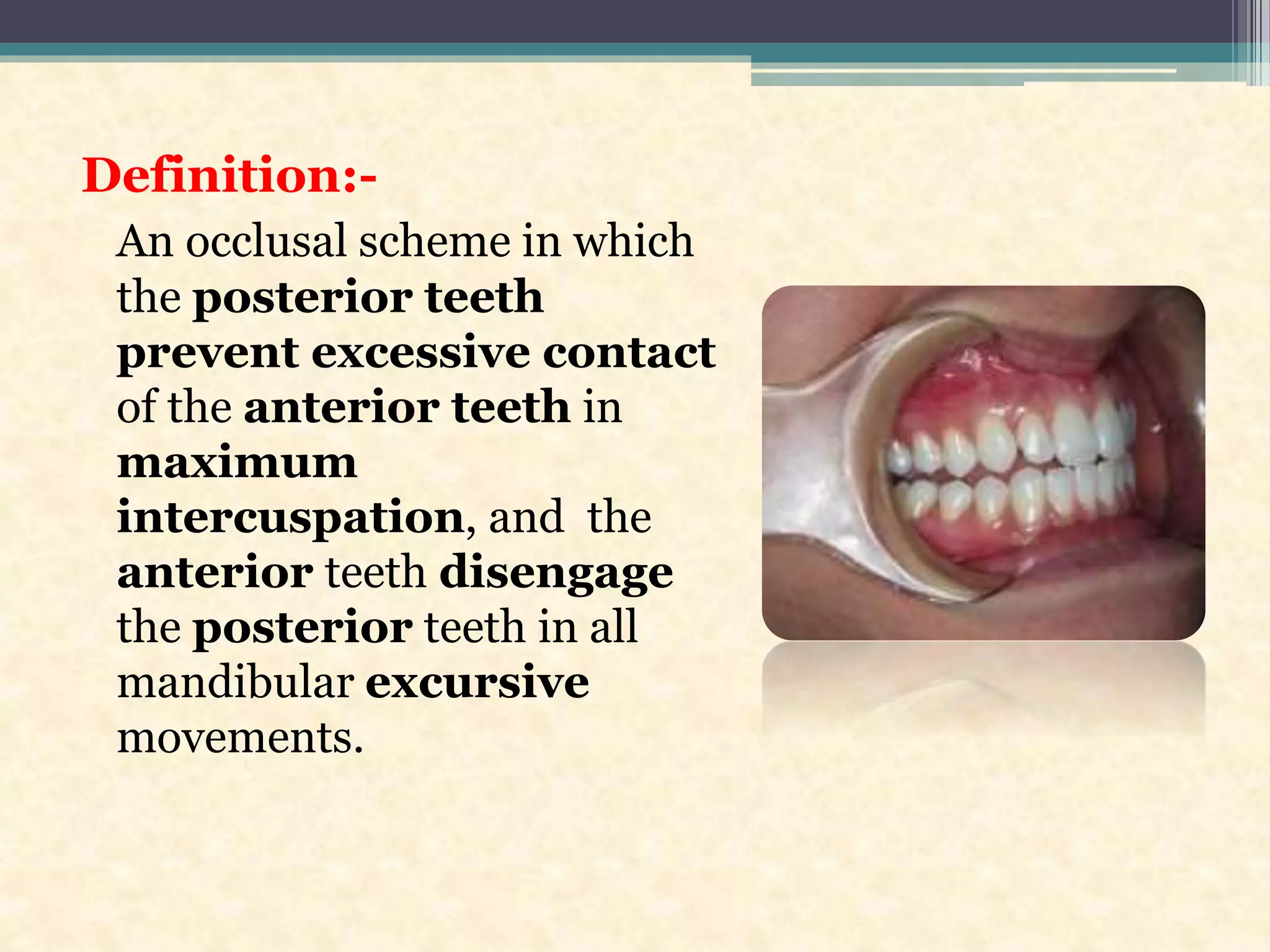 Occlusion in dentistry | PPTX