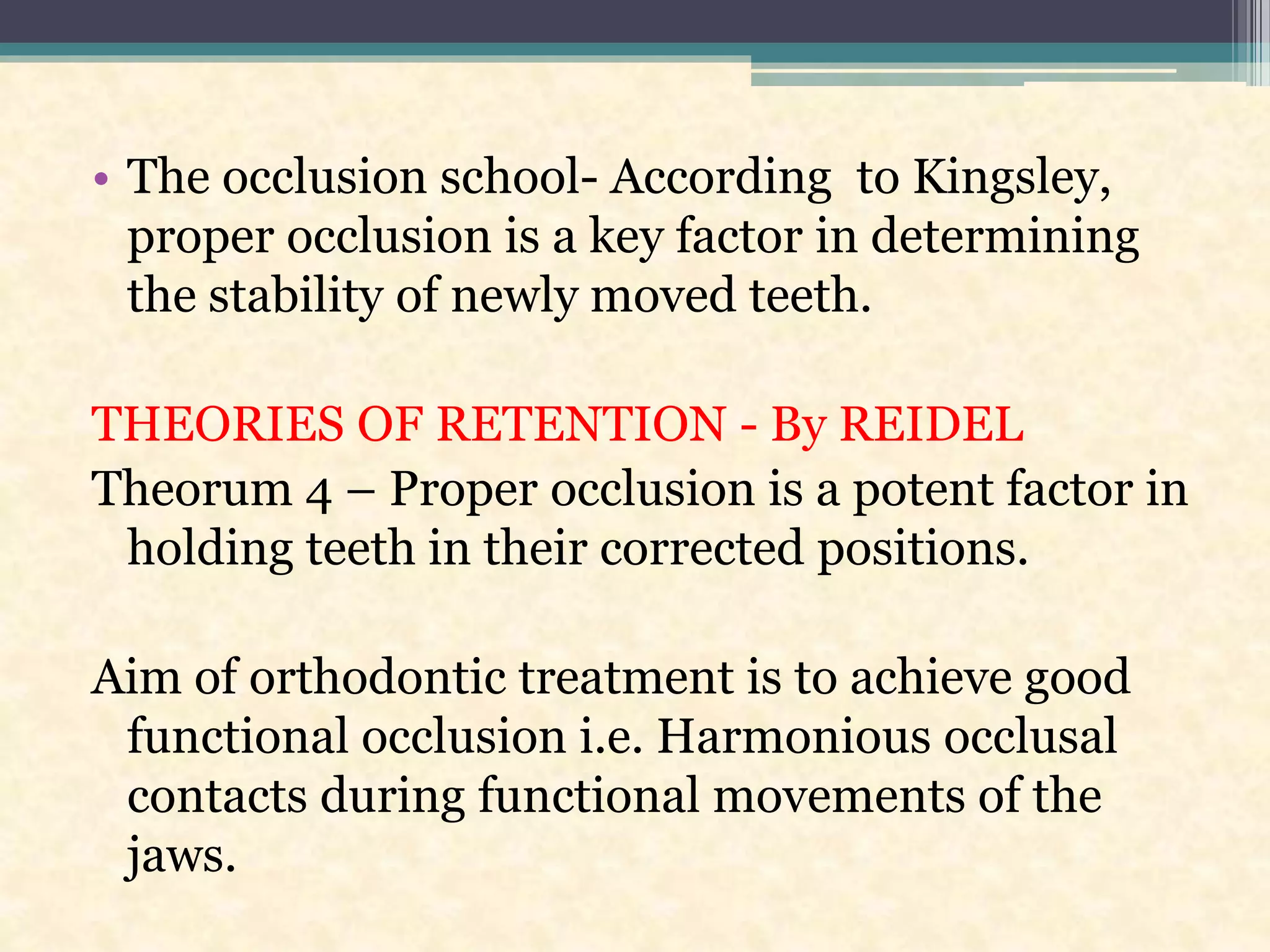 Occlusion in dentistry | PPTX
