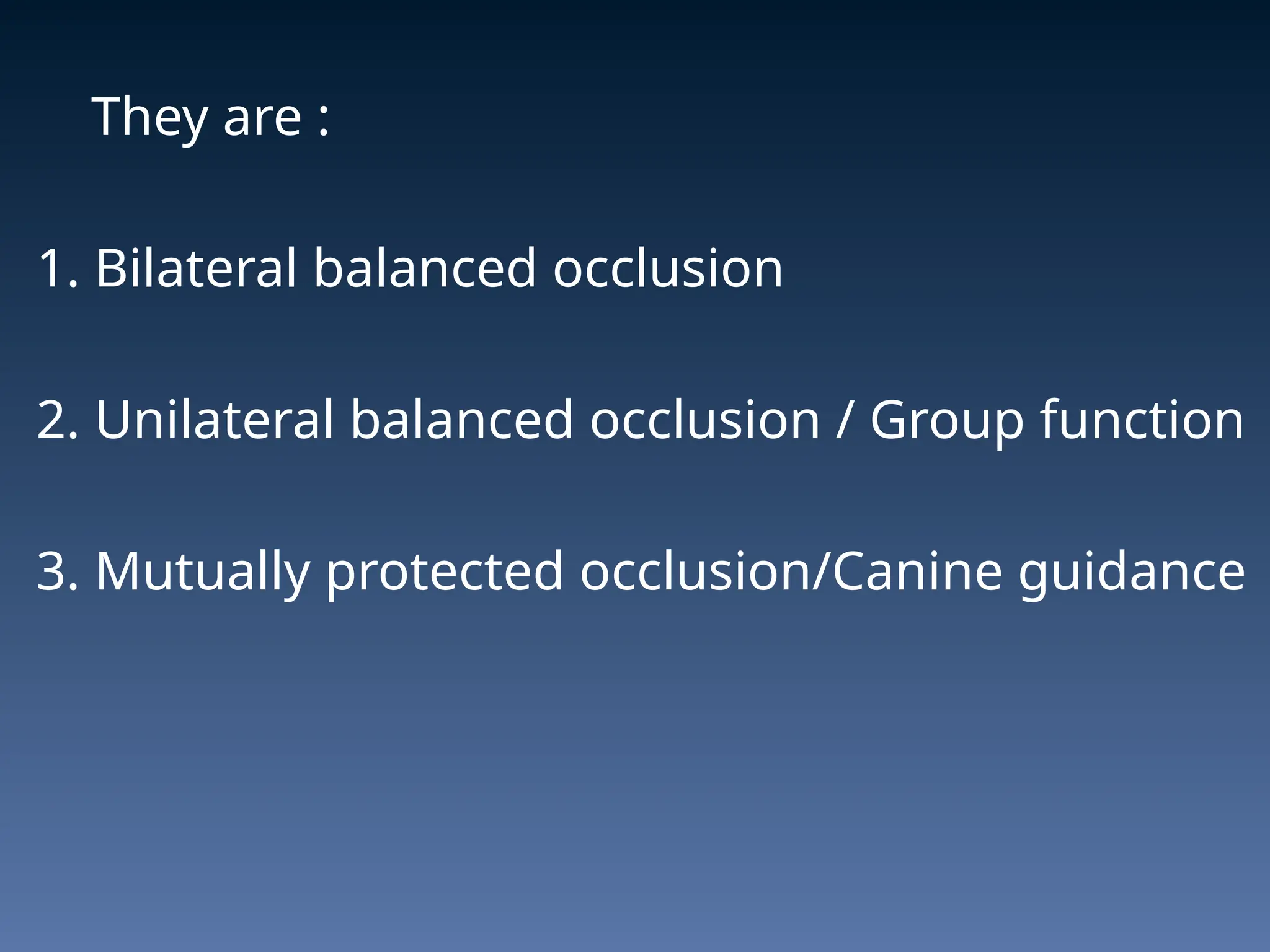occlusion in fixed partial denture in dentistry | PPT