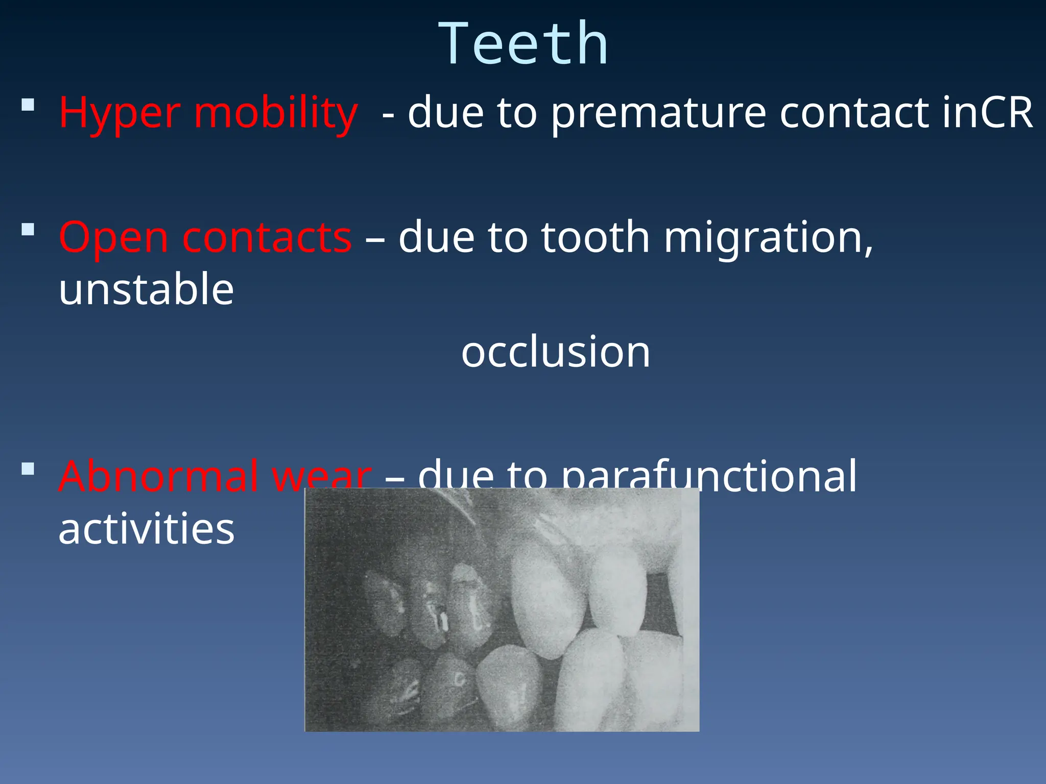 occlusion in fixed partial denture in dentistry | PPT