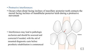 OCCLUSION IN FPD prosthodontics seminar final year | PPTX | Dental ...