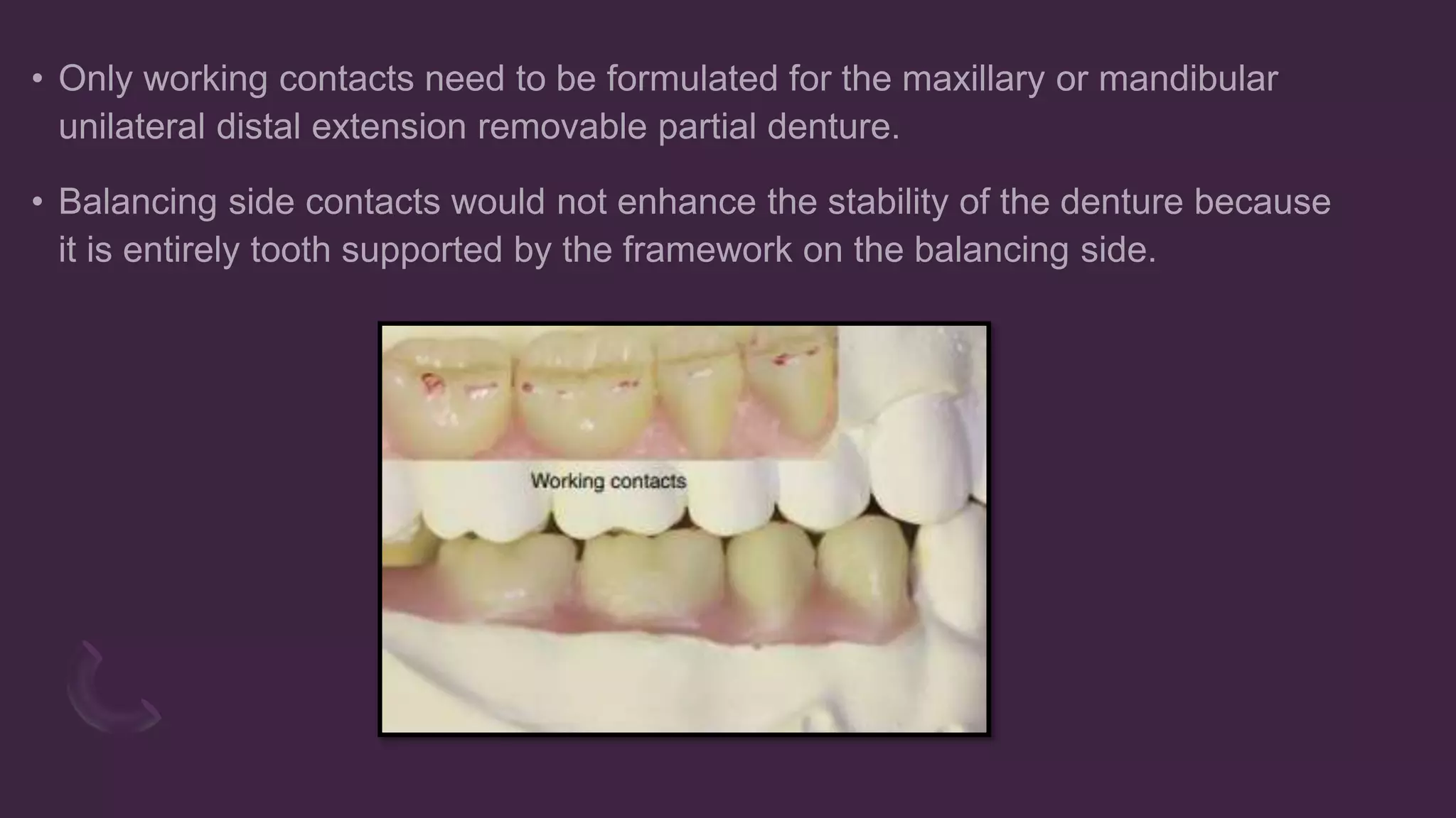 Occlusal Relationship in Removable partial denture | PPTX