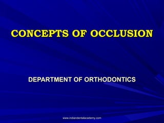 Occlusion | PPT
