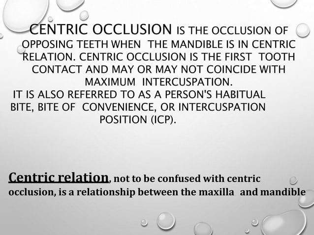 OCCLUSION | PPTX