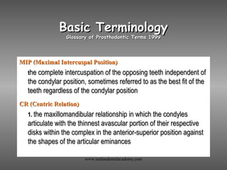 Occlusion n articulatirs/ orthodontic continuing education | PPT