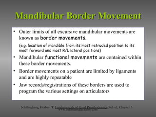 Occlusion n articulatirs/ orthodontic continuing education | PPT