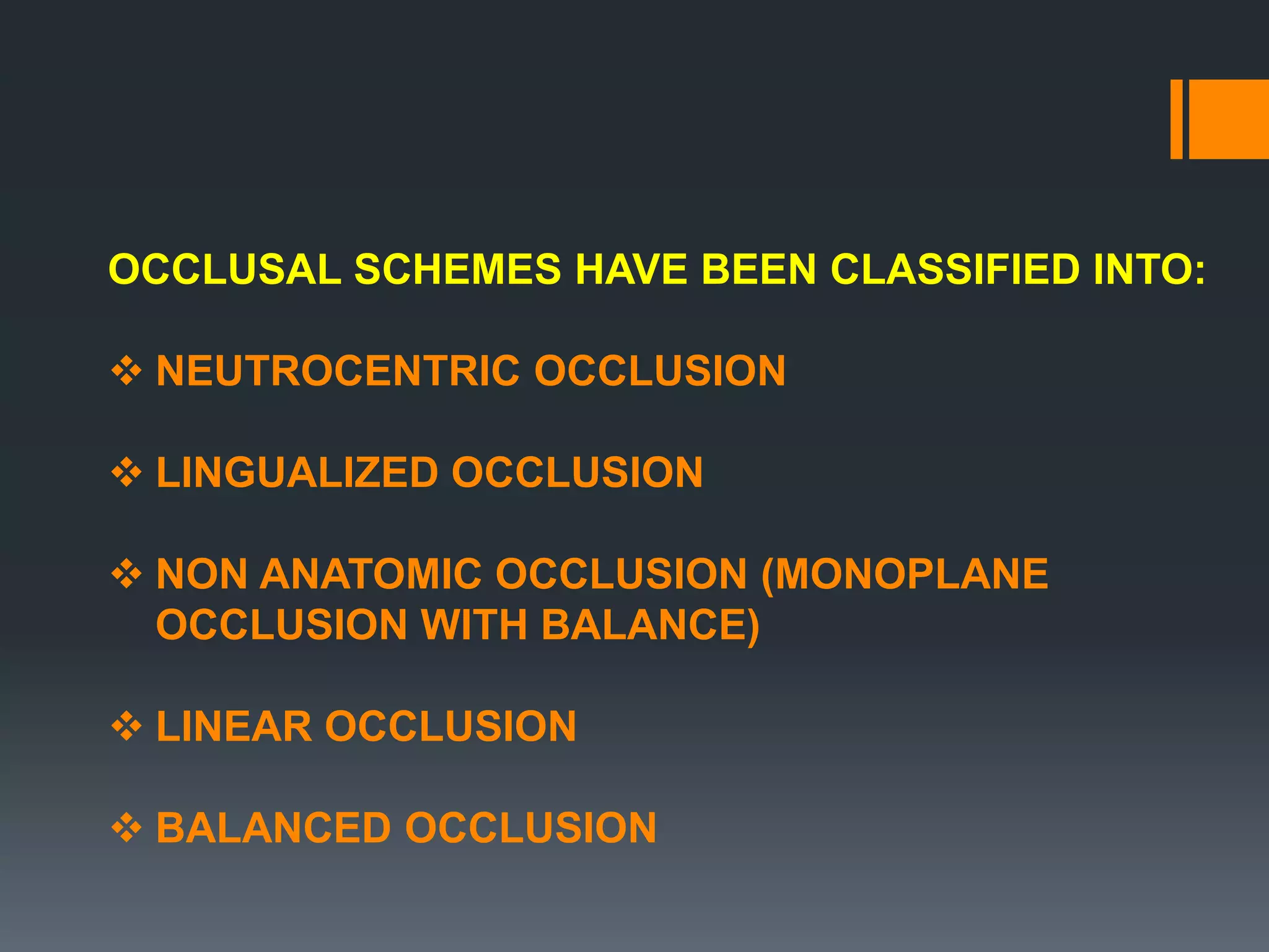 OCCLUSION IN COMPLETE DENTURES | PPTX
