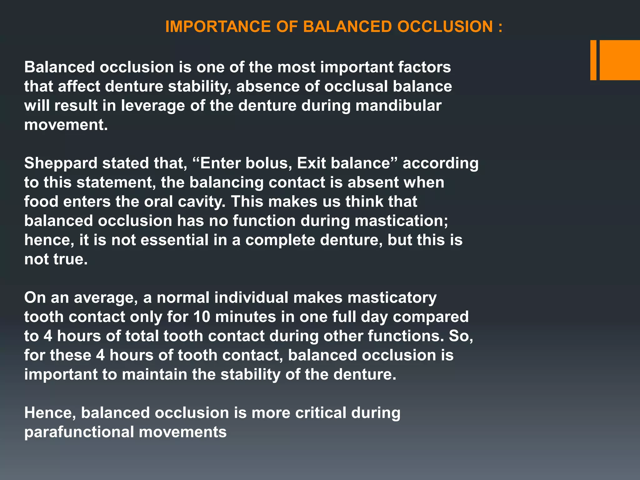 OCCLUSION IN COMPLETE DENTURES | PPTX