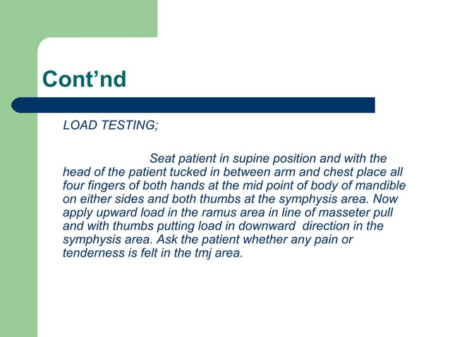 Occluso muscle disorder | PPT