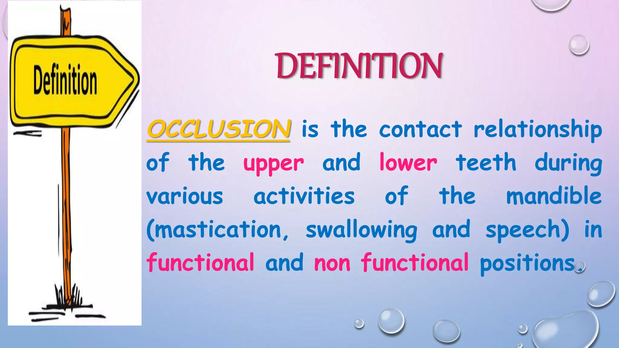 Occlussion | PPT