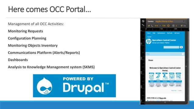 OCC Portal - A Dashboards Story | PPT