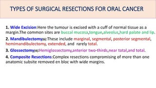ORAL CAVITY CANCER RESECTIONS:MANDIBULECTOMY & GLOSSECTOMY | PDF