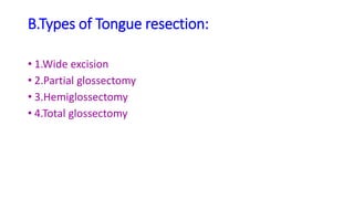 ORAL CAVITY CANCER RESECTIONS:MANDIBULECTOMY & GLOSSECTOMY | PDF