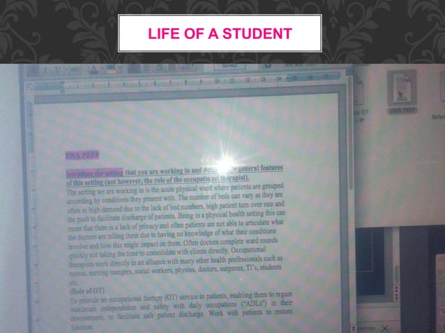 Amy Sim's Occupational science component 1 practical task | PPT