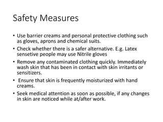 Occupational dermatitis | PPTX