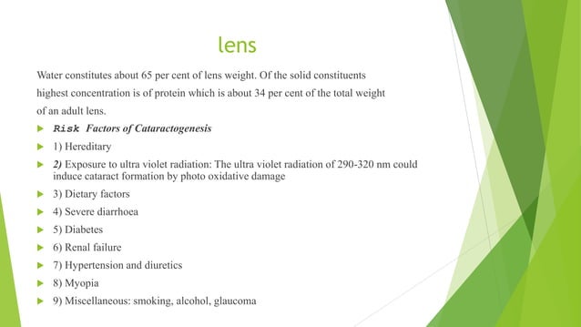 occular biochemistry for optometry students | PPTX | Eye and Vision ...