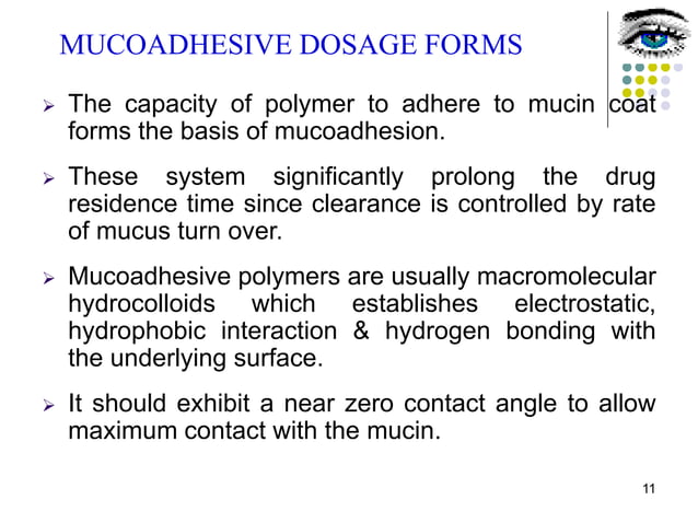 OCCULARDRUGDELIVERYSYSTEM Introduction Potential benefits ...