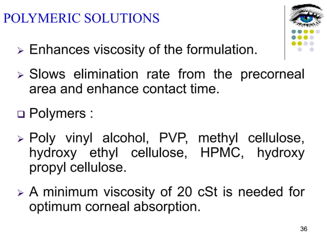 OCCULARDRUGDELIVERYSYSTEM Introduction Potential benefits ...