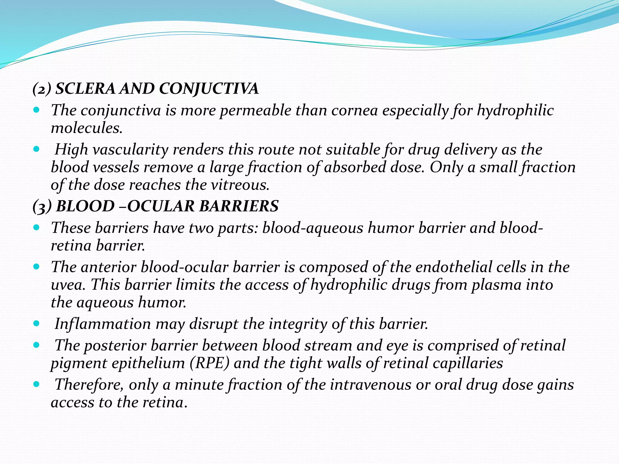 Occular drug delivery system ppt | PPTX