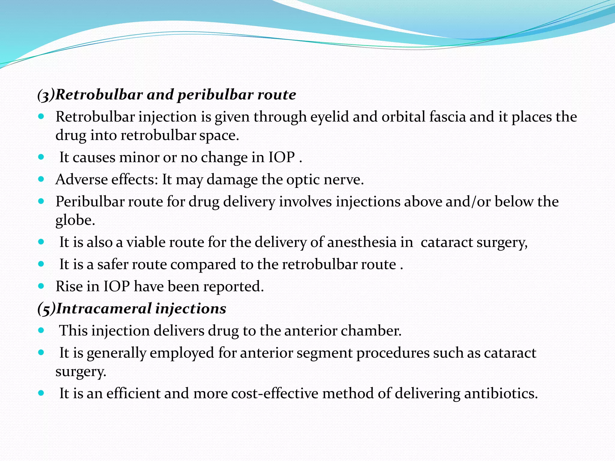 Occular drug delivery system ppt | PPTX