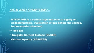 Ocular emergency or eye emergency | PPTX