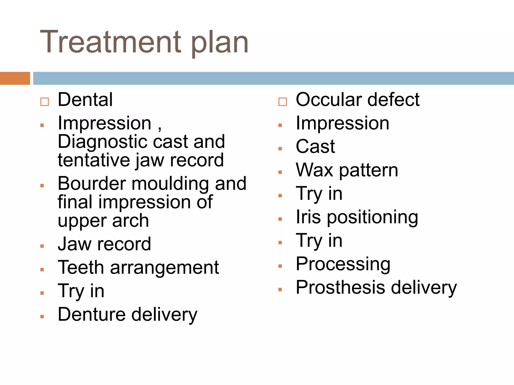 Occular prosthesis | PPTX