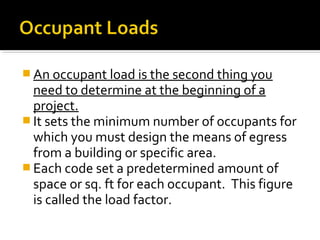 Occupancy Load | PPT