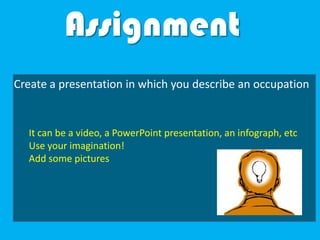 Occupation! | PPT