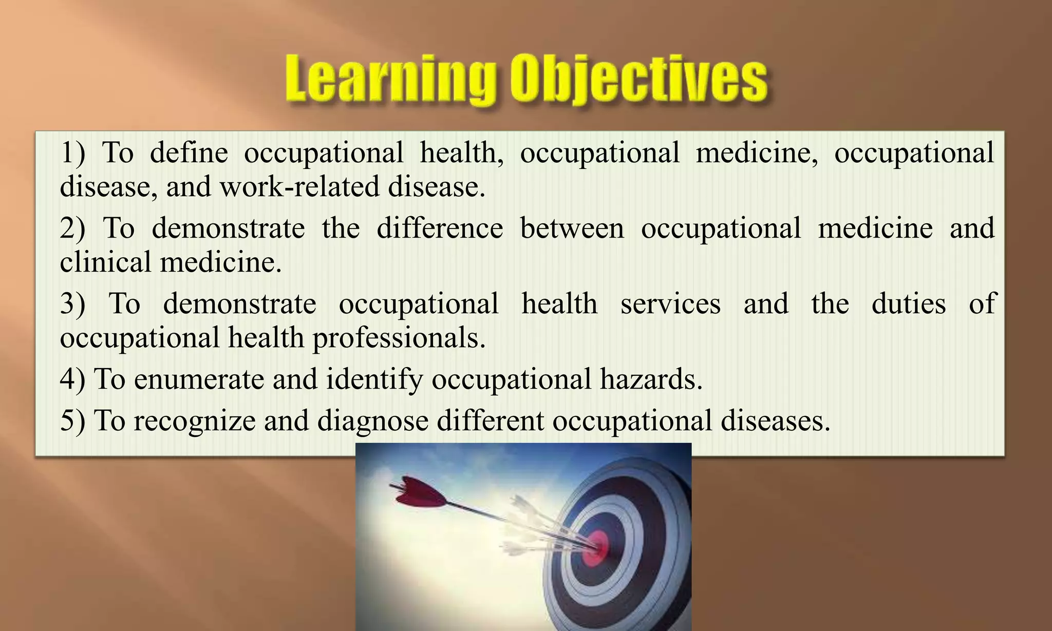 Occupational health | PPTX
