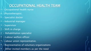 Disaster preparedness in Occupational setting | PPTX