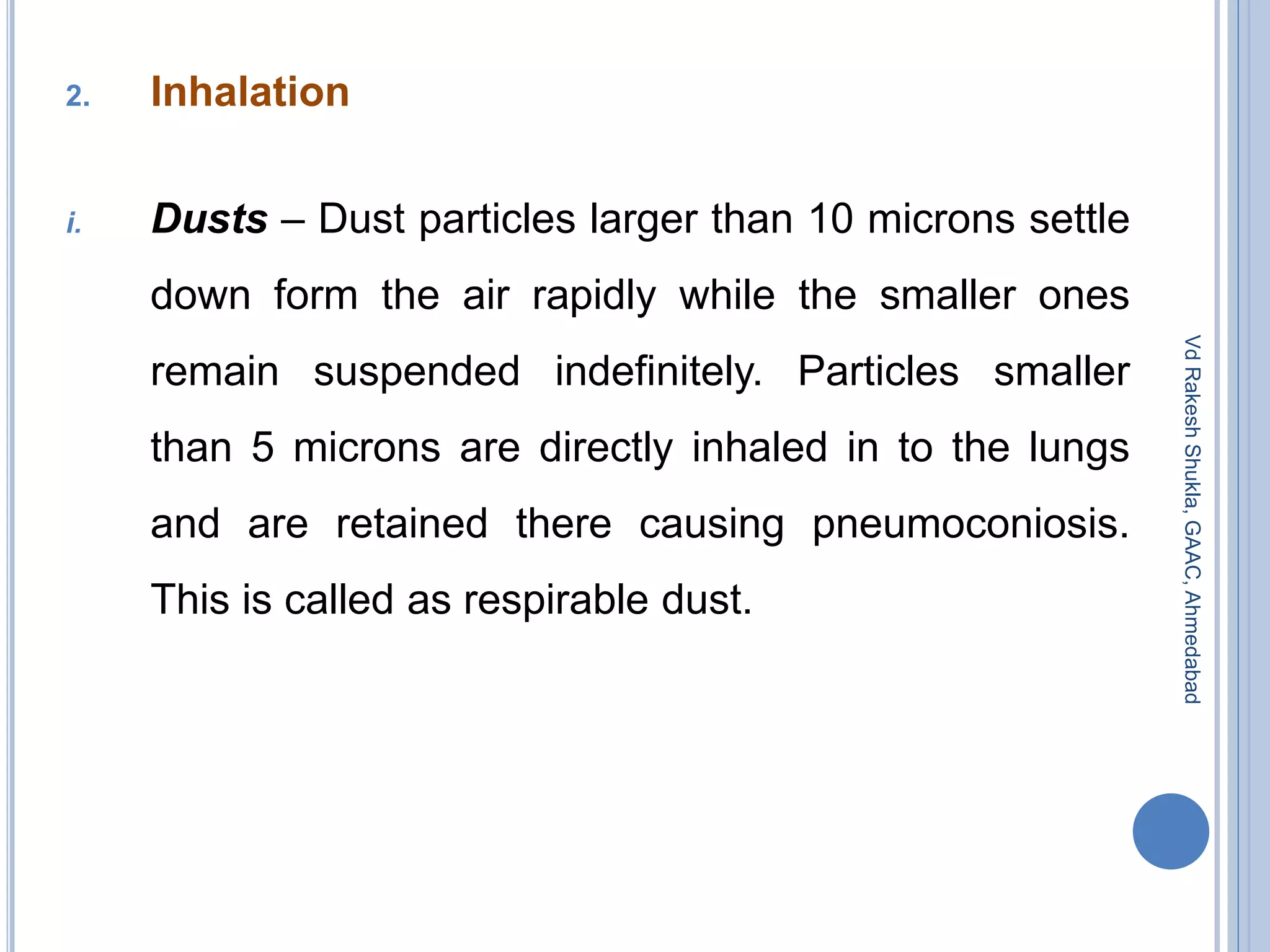 Occupational health & hazards | PPT