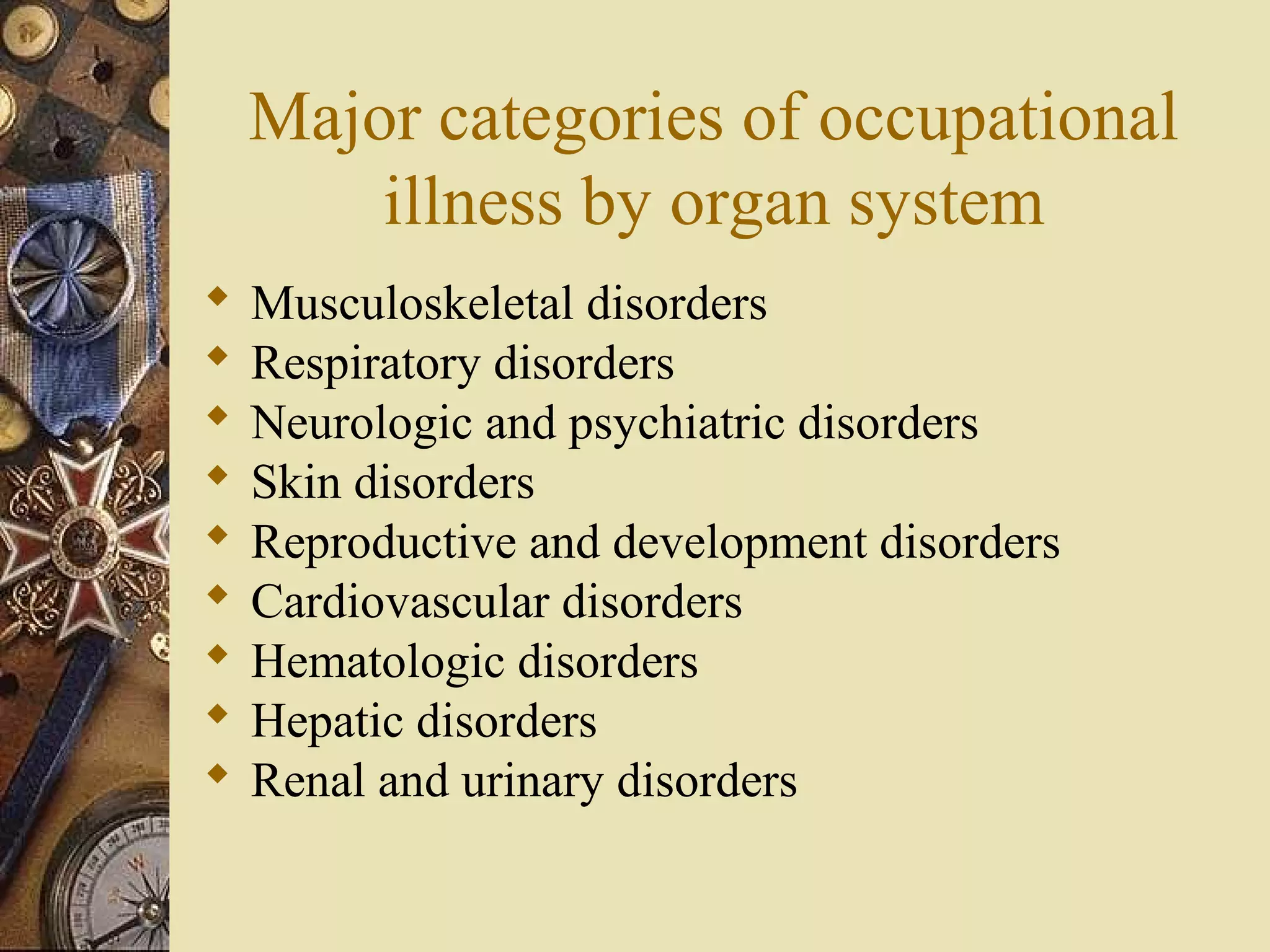 Occupational disease | PPT