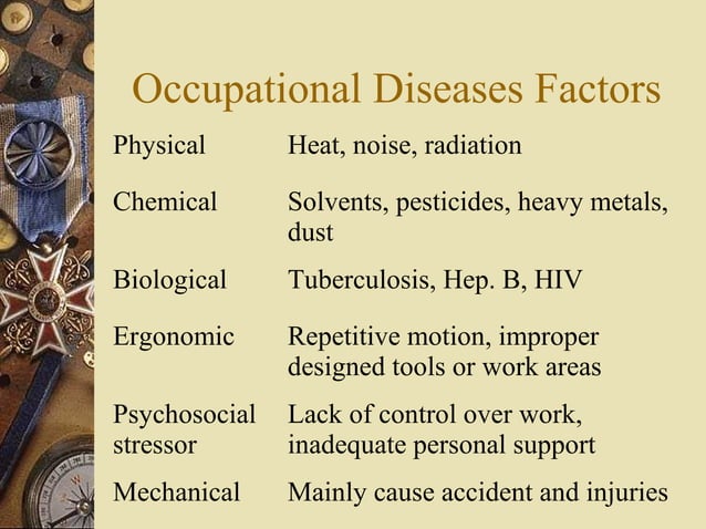 Occupational disease | PPT | Lung and Respiratory Health | Diseases and ...