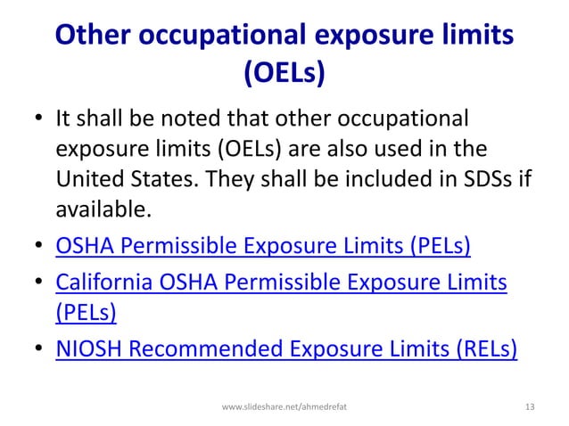 Occupational exposure-limits | PDF | Substance Abuse | Diseases and ...