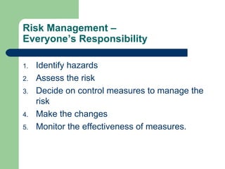 Occupational Health & Safety | PPT