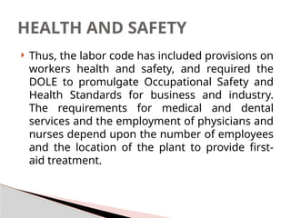 Occupational-Safety and Health - An Overview | PPTX