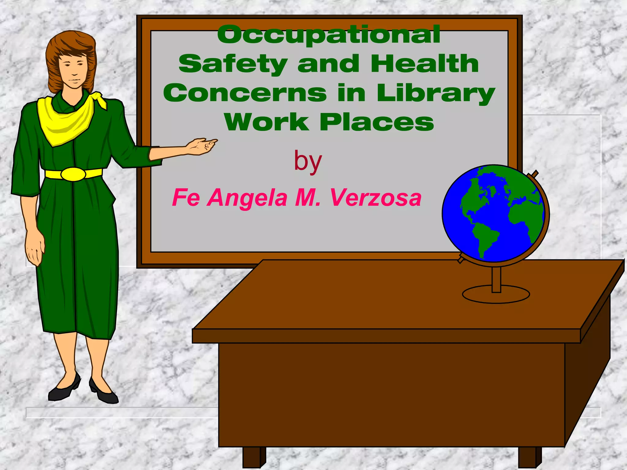 Occupational Safety and Health Concerns in Library Work Places | PPS