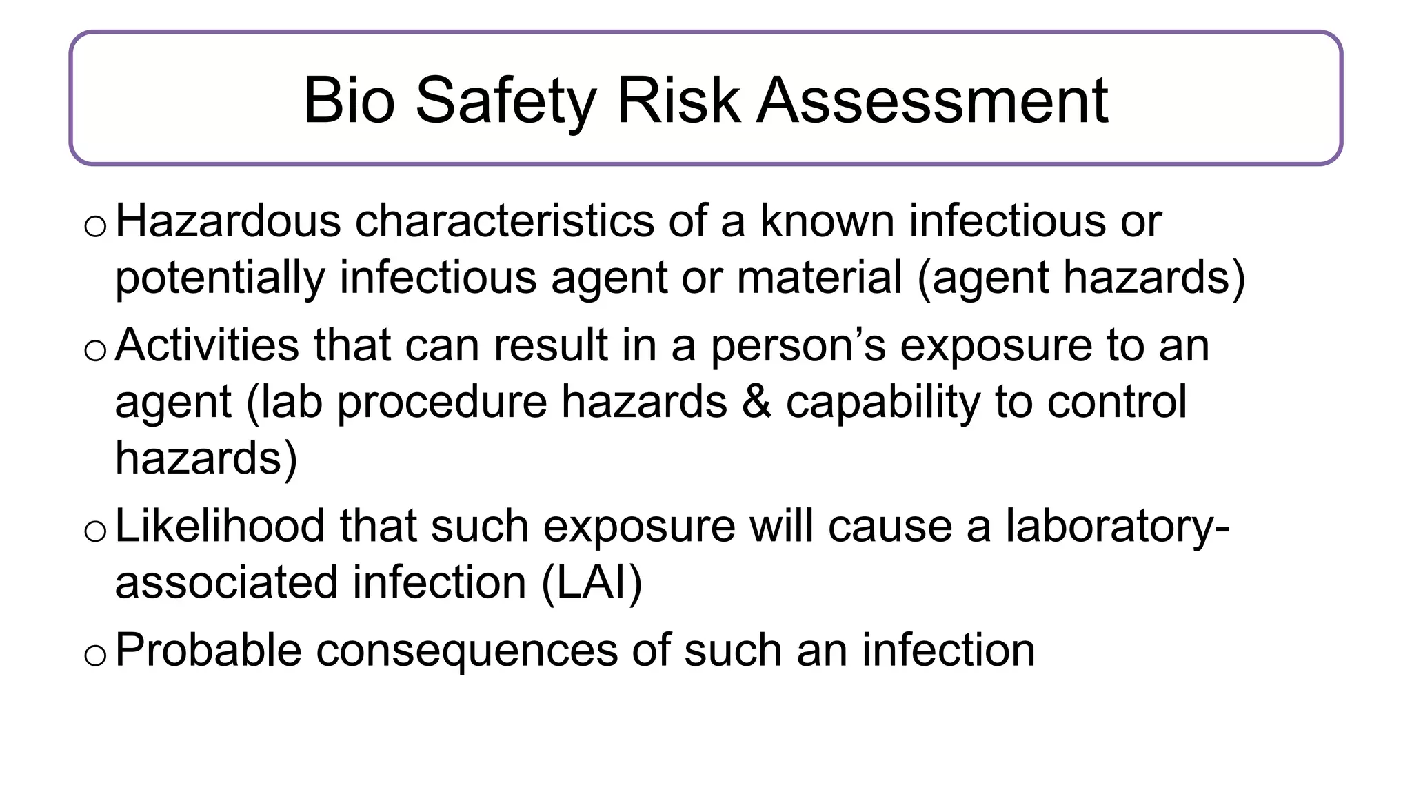 Occupational and bio safety in food industries | PPTX