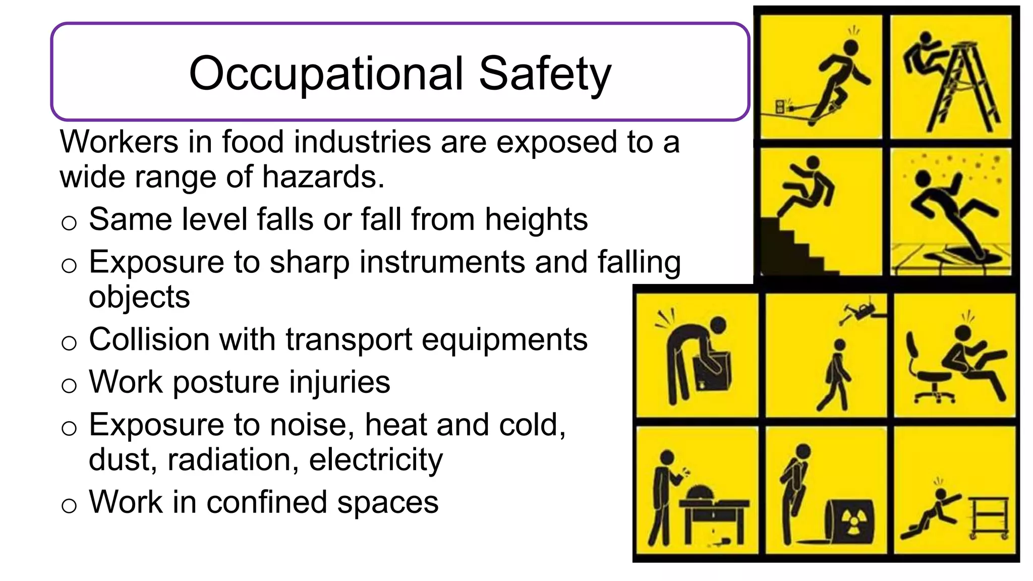 Occupational and bio safety in food industries | PPTX