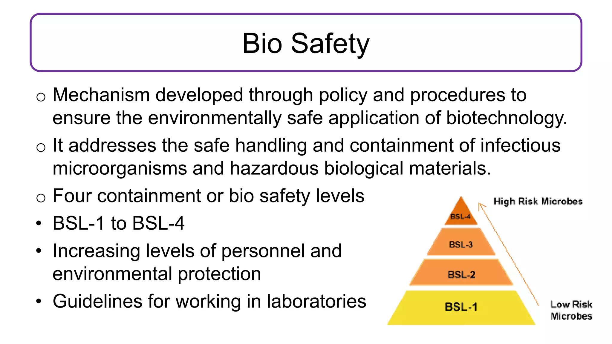 Occupational and bio safety in food industries | PPTX