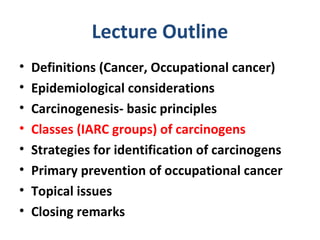 Occupational cancer | PPT