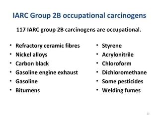 Occupational cancer | PPT