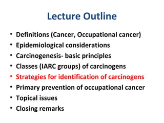 Occupational cancer | PPT