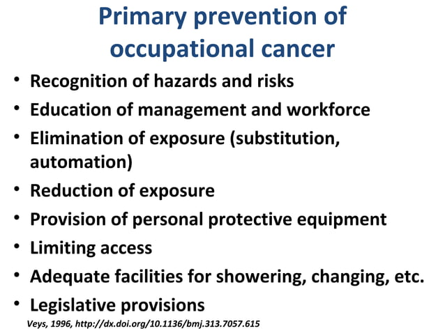 Occupational cancer | PPT